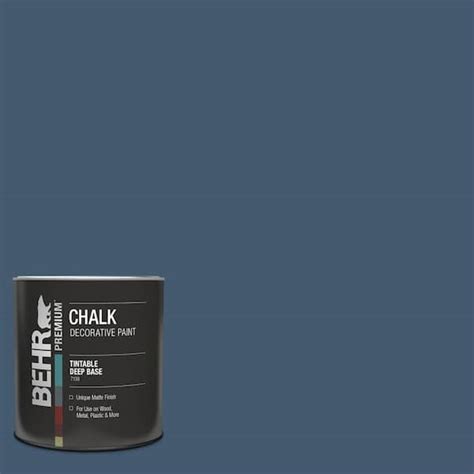 BEHR PREMIUM 1 Qt S500 7 Infinite Deep Sea Interior Chalk Decorative