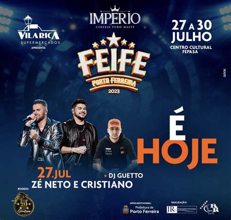FEIFE 2023 tradicional festa shows nacionais e rodeio começa hoje