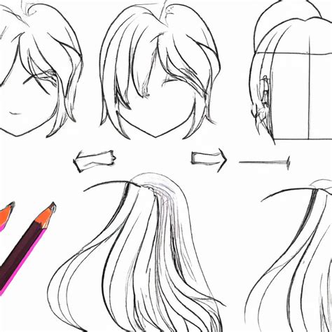 Descubra Como Desenhar Cabelo de Anime Tutorial Fácil