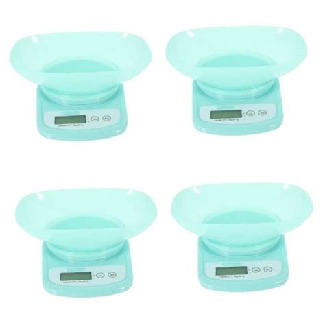 4 Pièces Balance Électronique Alimentaire Balances Portables Pour Le