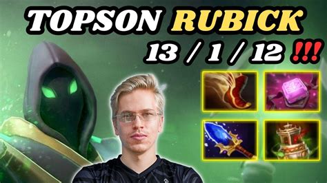 TOPSON Rubick Midlane Highlights 7 34e Insane Gameplay From Topson