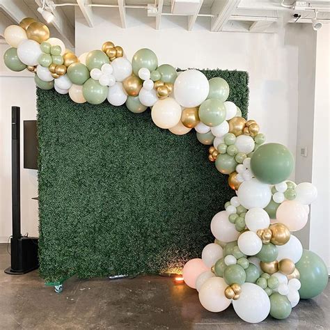 Sage Green And Blush Balloon Garland Arch DIY Kit For Party Decorations