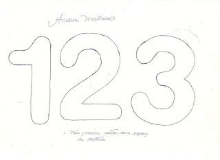 Moldes De Numeros Em Eva Para Imprimir Ver E Fazer