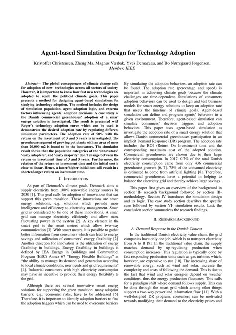 pdf agent based simulation design for technology adoption