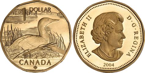 Coins And Canada 1 Dollar 2004 Not Intendend For Circulation Not