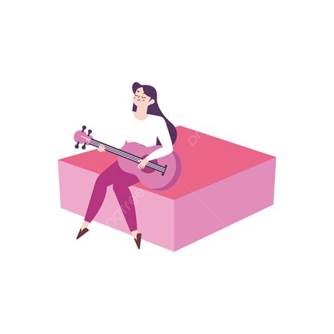 Ilustración Gráfica De Vector Niña De Dibujos Animados Pintada A Mano