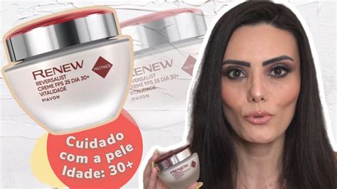 Creme Facial RENEW Reversalist Protinol Da AVON Dia YouTube