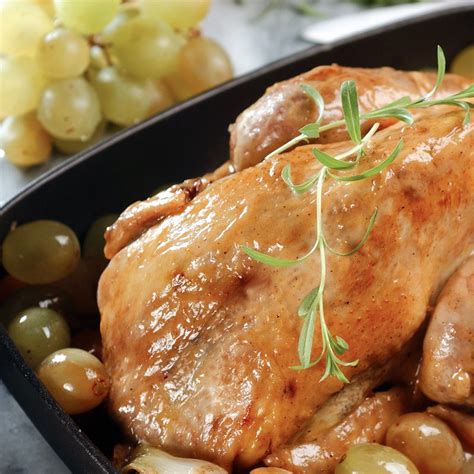 Recette La Pintade Aux Raisins Marie Claire
