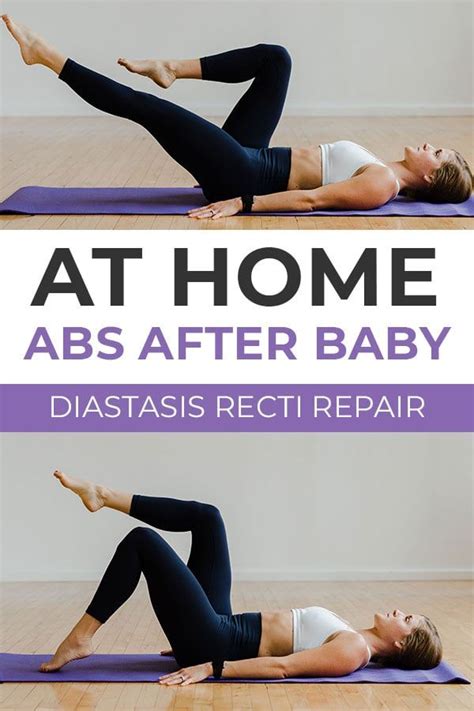 8 Best Diastasis Recti Exercises 10 Minute Abs After Baby Artofit