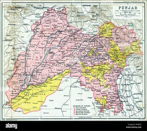 Old Punjab Map Hi Res Stock Photography And Images Alamy