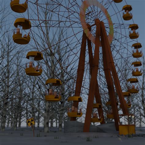 The Pripyat Ferris Wheel R Blender