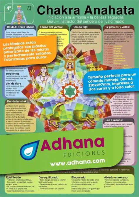 L Mina De Chakra Anahata Adhana L Minas Y P Ster Educativos Para