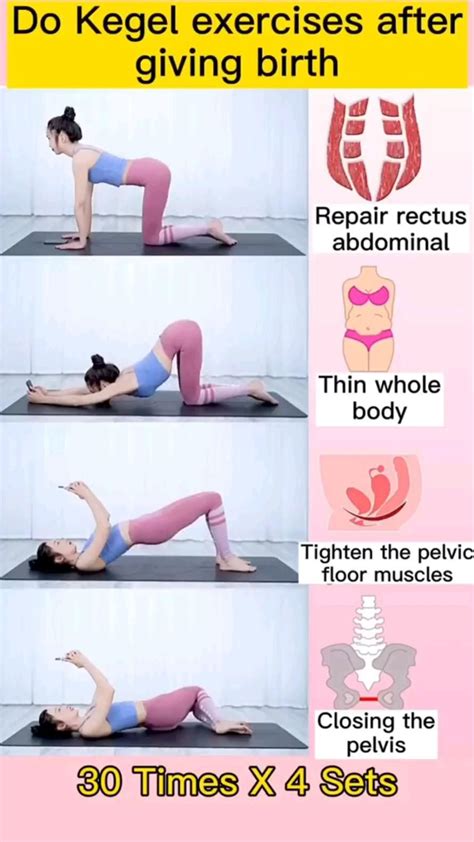 11 Safe Kegel Pelvic Floor Exercises After Delivery With Pictures Artofit