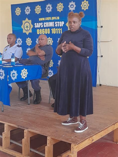 SA Police Service On Twitter SapsFS An Imbizo Was Held At