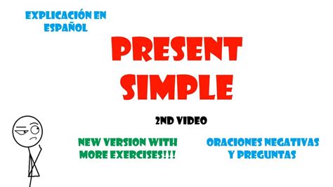 Presente simple con oraciones negativas y preguntas en inglés YouTube