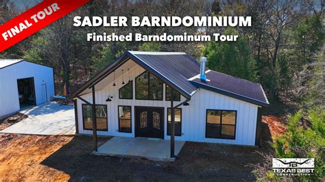 Sadler Barndominium Home Finished Tour Texas Best Construction Youtube