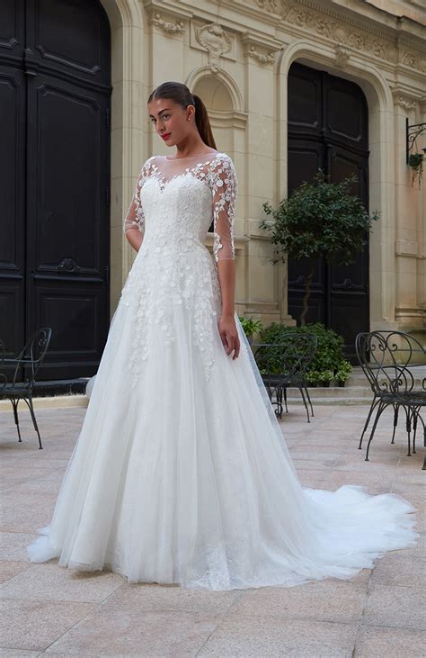 Robe de mariée Modèle Tilly Couture Nuptiale Paris Robes Rose Angel