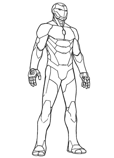 Stupendo Iron Man Da Colorare Scarica Stampa O Colora Subito Online