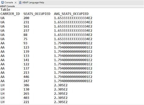 ABAP 7 4 And Beyond 14 SQL Window Expression With Frames