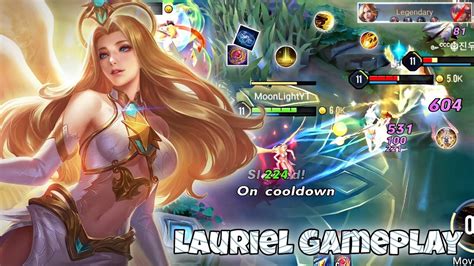 Lauriel Mid Lane Gameplay With Divine Grace Skin Arena Of Valor