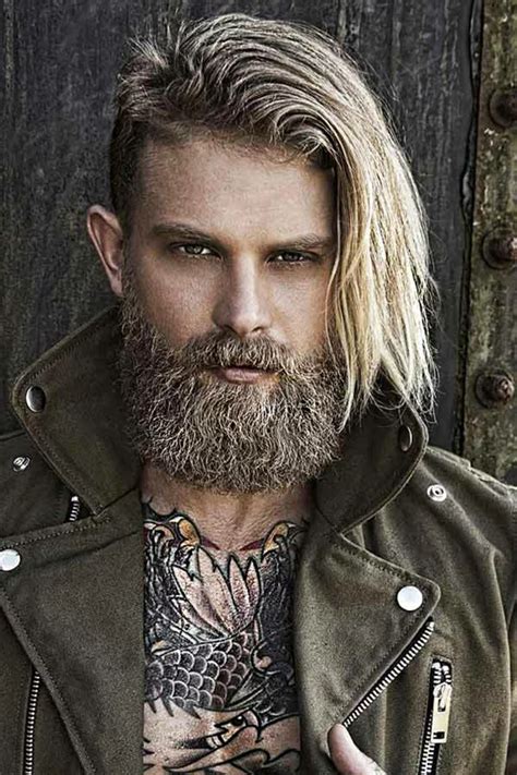 69 Wikinger Frisuren Männer angesagte Bart und Haartrends