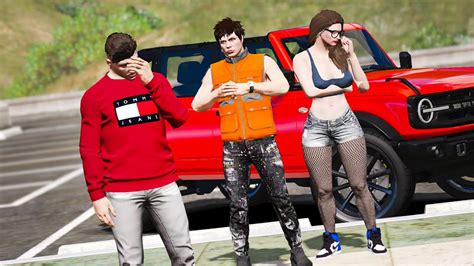 Gta V Vida De Jovem O Namoradinho Dela Tentou Me Intimidar