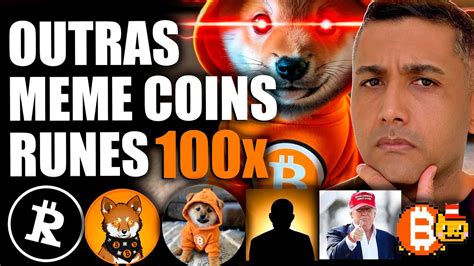 NOVAS CRIPTOMOEDAS MEMECOINS RUNES QUE PODEM EXPLODIR 10 000 JUNTO
