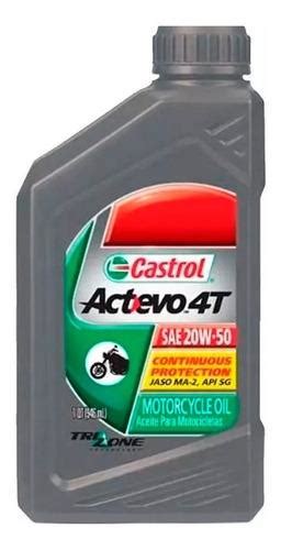 Aceite De Moto Mineral W Castrol Actevo Tiempos