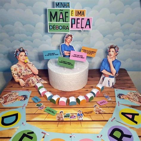 Mini Kit Festa Minha Mae E Uma Peca Produtos Elo7