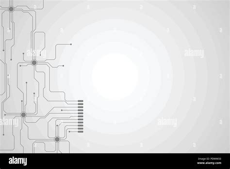 Vector Background Electronic Circuits Design Stock Vector Image Art