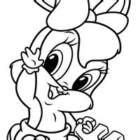 Desenho de Lola Bunny bebê para colorir Tudodesenhos