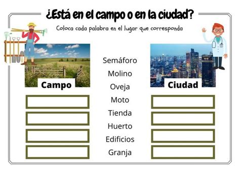 Pin En Sociales En Espacio Rural Y Urbano Actividades De