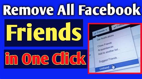 How To Delete All Facebook Friends In One Click Unfriend All Facebook