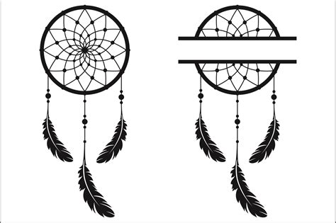 Dream Catcher Cut File Grafica Di Fast Store Creative Fabrica
