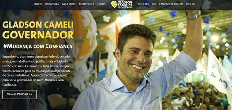 Gladson Cameli Lan A Site Oficial Da Candidatura Ao Governo Do Acre