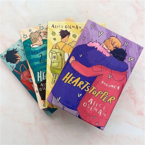 Heartstopper Series Volume 1 4 Books Set By Alice Oseman Heartstopper