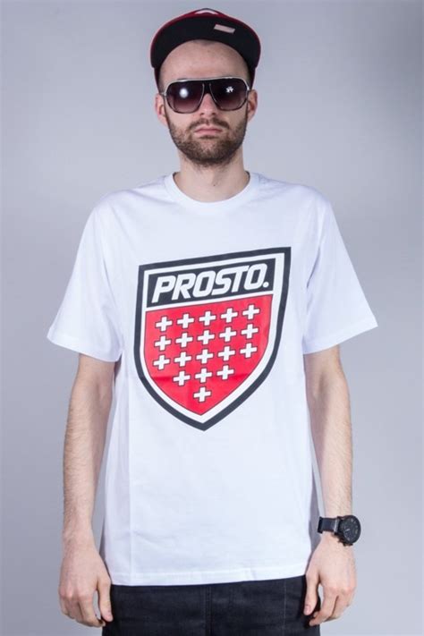 PROSTO KOSZULKA SHIELD WHITE Sklep Odziejsie Pl