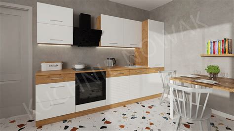MEBLE KUCHENNE ZESTAW MEGA VIGO II 300 CM 112732 Cena Opinie