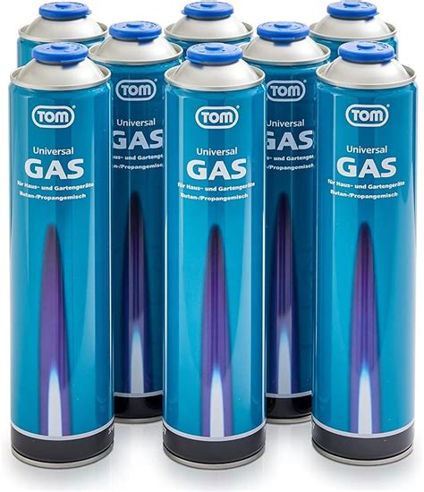 TOM 2 X 4 X Oder 8 X 330 G Universalgas Kartuschen Mit Schraubgewinde
