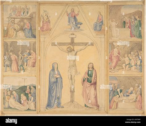Christ On The Cross With Six Scenes From The Life Of Christ MET