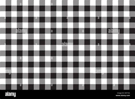 Black White Checkerboard Check Seamless Background Vector Illustration