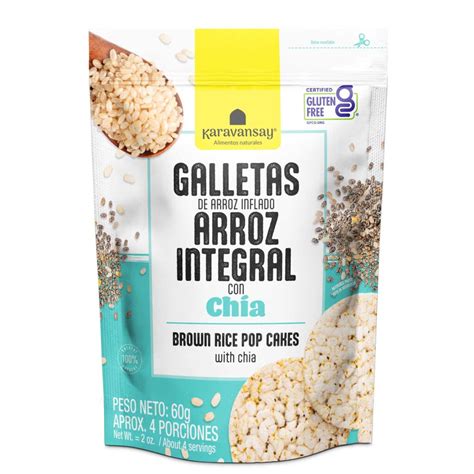 Galletas De Arroz Inflado Integral Con Ch A X G Karavansay