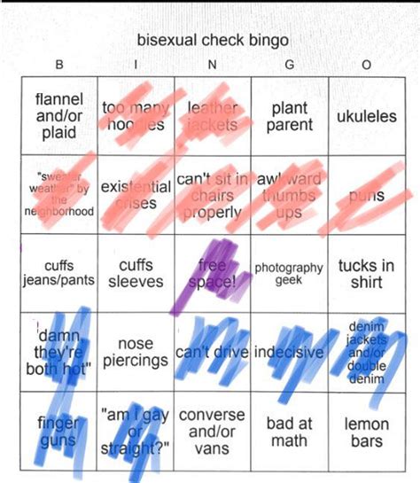 My Bi Bingo Did I Win Rbisexual