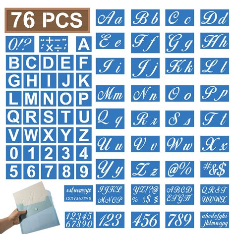 Buy Letter Stencils For Painting On Wood Alphabet Stencils With