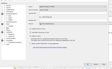 Java Tomcat And Netbeans No Server Selected Stack Overflow