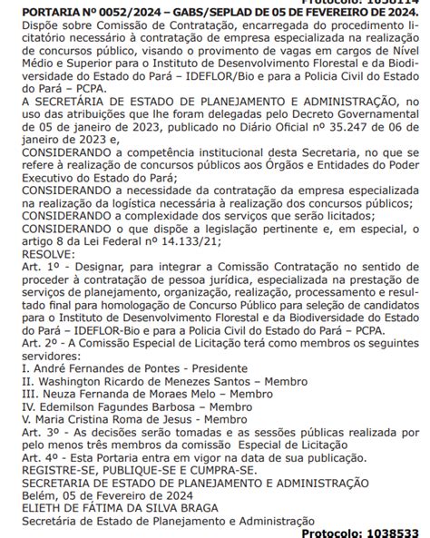 Concurso PC PA comissão formada para novo edital Confira