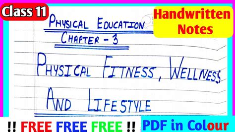 Chapter 3 PHYSICAL FITNESS WELLNESS LIFESTYLE Physical Education