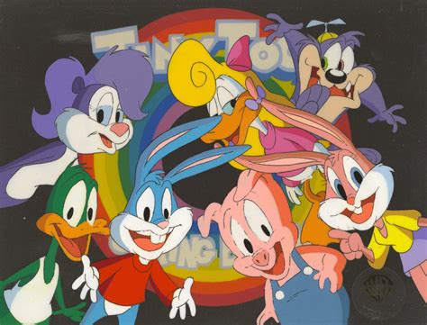 Tiny Toons Original Production Cel Tiny Toons Cast Cel Looney Tunes