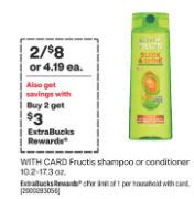 Garnier Fructis Hair Care 1 Each