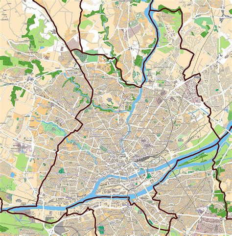 Plan De Nantes Voyage Carte Plan